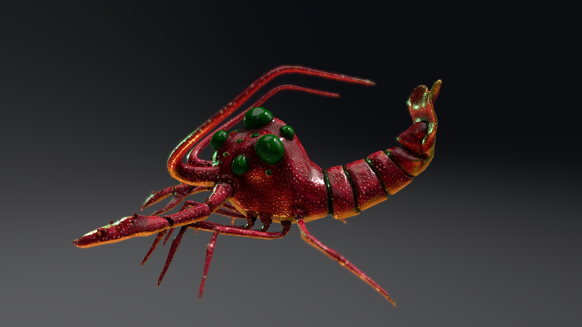 Lobster Monster - SideScroll Shooter Project - 3D model by Matheus ...