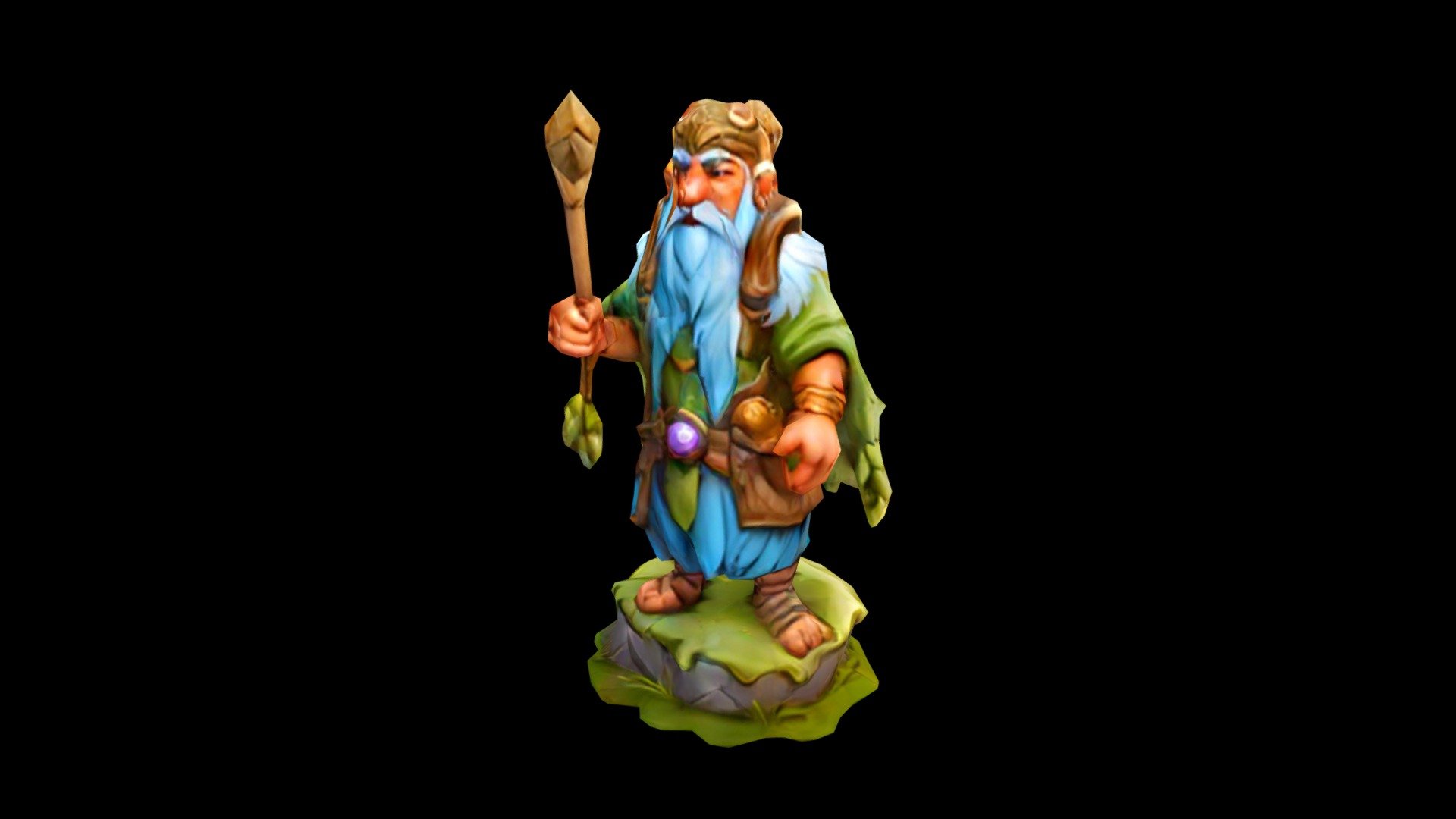 [An Epic Fantasy-style Sprite An Old Wizard] - T - Download Free 3D ...