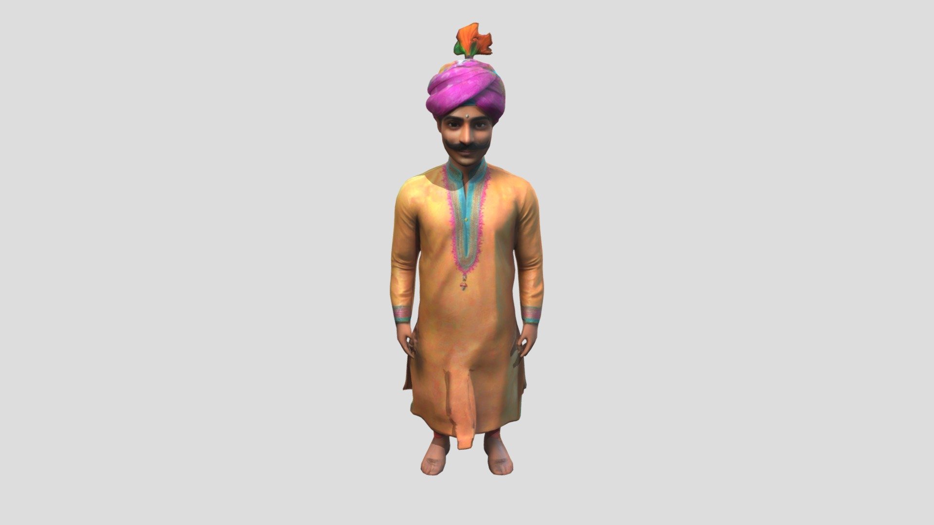 indian tau 3d model - 3D model by santoskumar15april2002 [e8146c6 ...