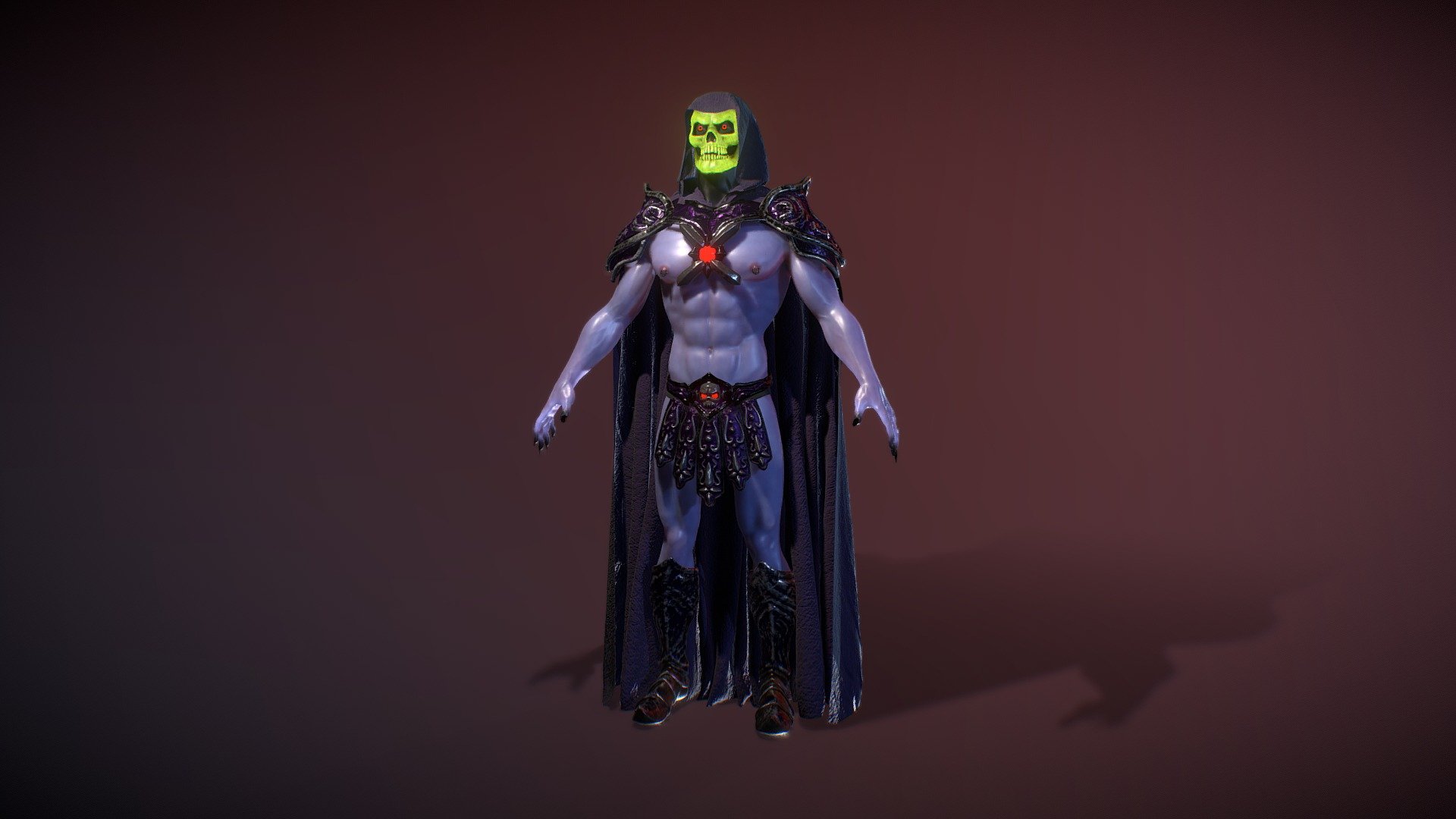 Skeletor - Fanart - 3D model by chayaninstn [e81597d] - Sketchfab