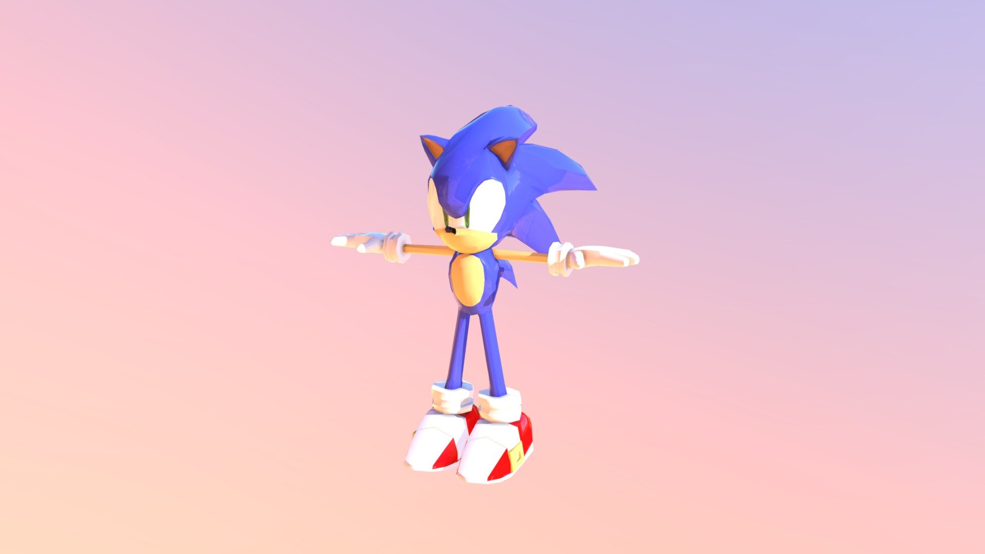 Sonic - Download Free 3D model by rcherrr [e816062] - Sketchfab