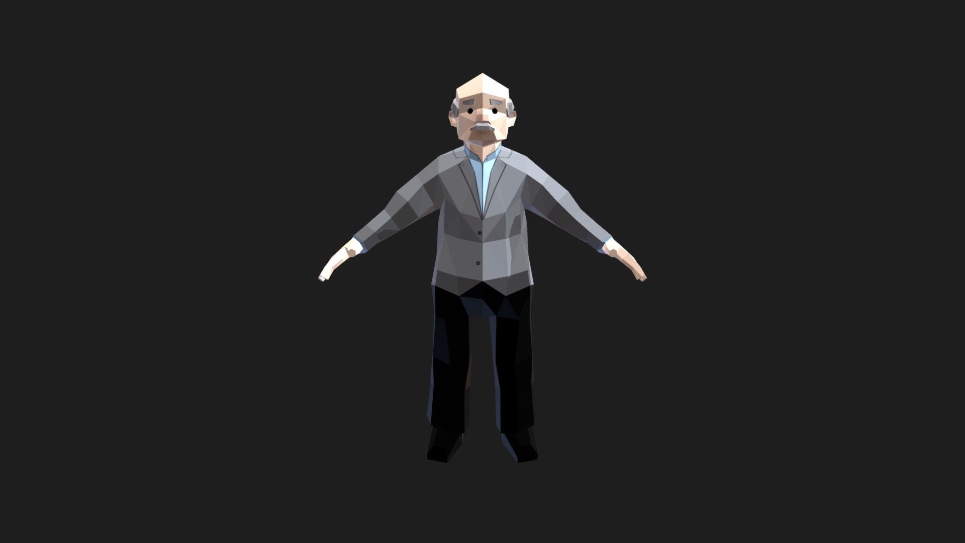 Человек - 3D model by MAndrew3D [e816319] - Sketchfab
