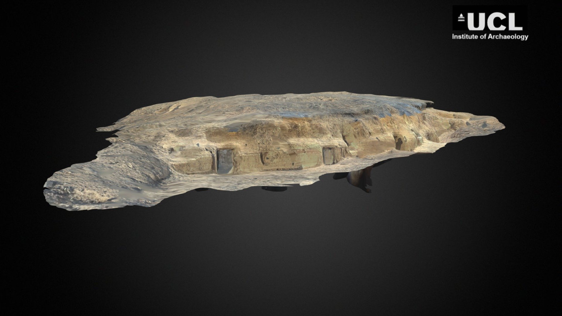 Rock-cut tombs Naqada - Egypt - 3D model by UCL Institute of ...