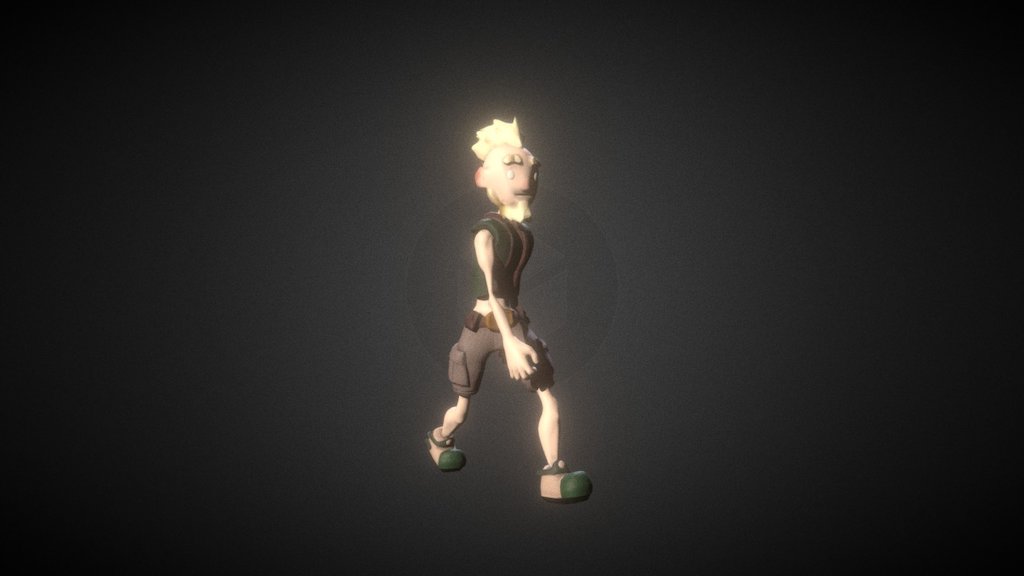 Walk Cycle Mr.Forge - 3D model by Pixelpickle [e817531] - Sketchfab