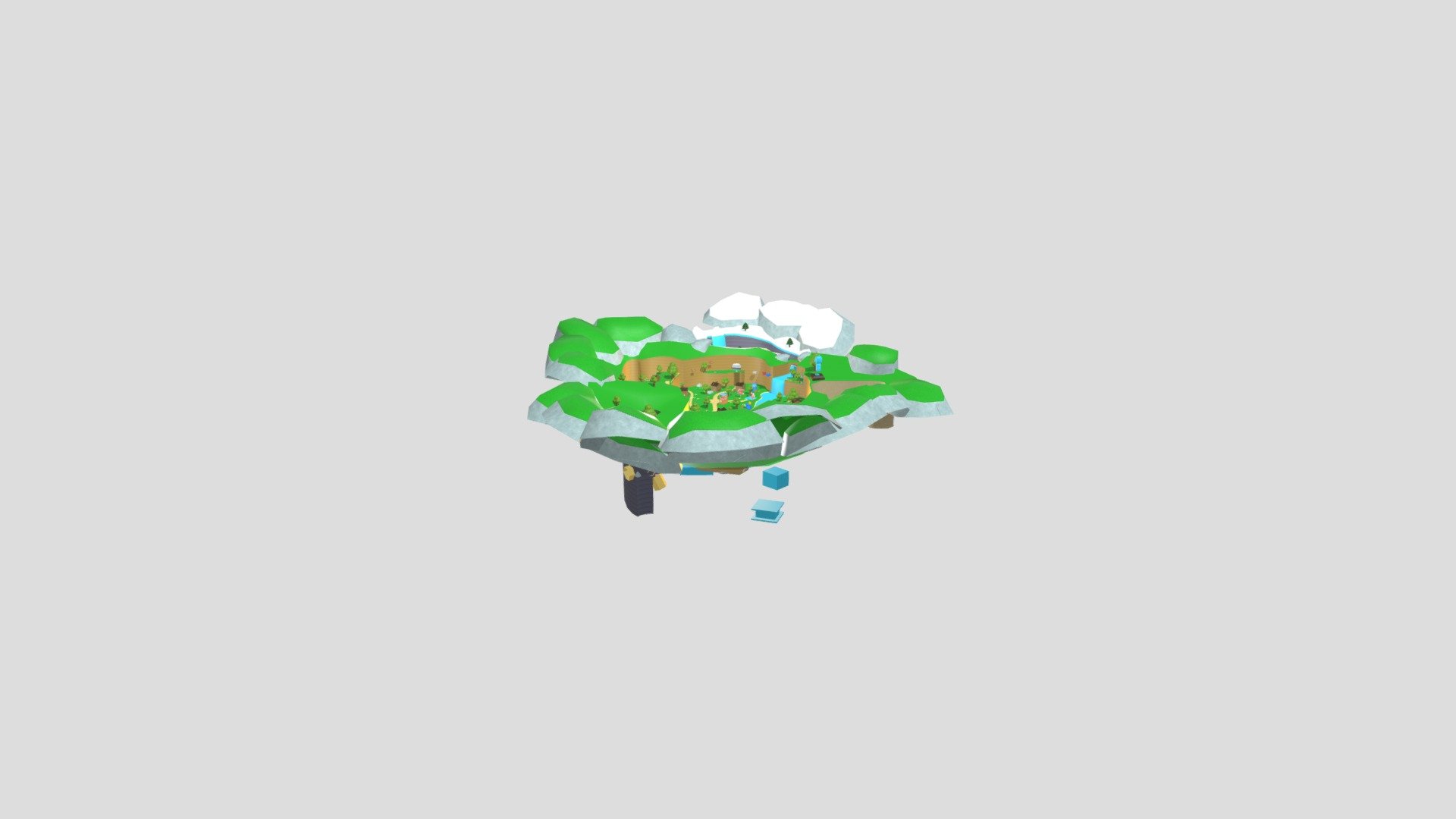 super bear adventure hub world - Download Free 3D model by ...