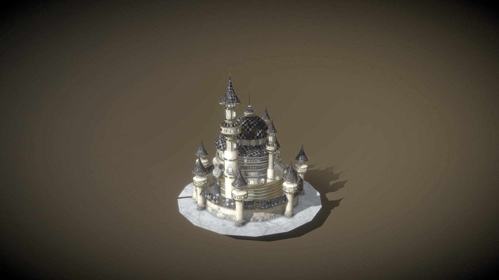 3D Fantasy Castle Concept - 3D model by Amador Gómez (@Amador.Gomez ...