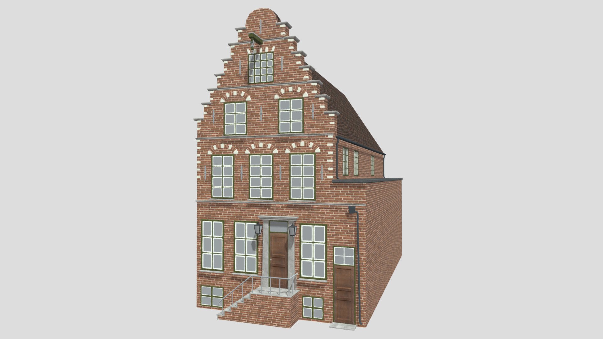 Dutch Canals House Amsterdam #1 - Download Free 3D model by ustoopia ...