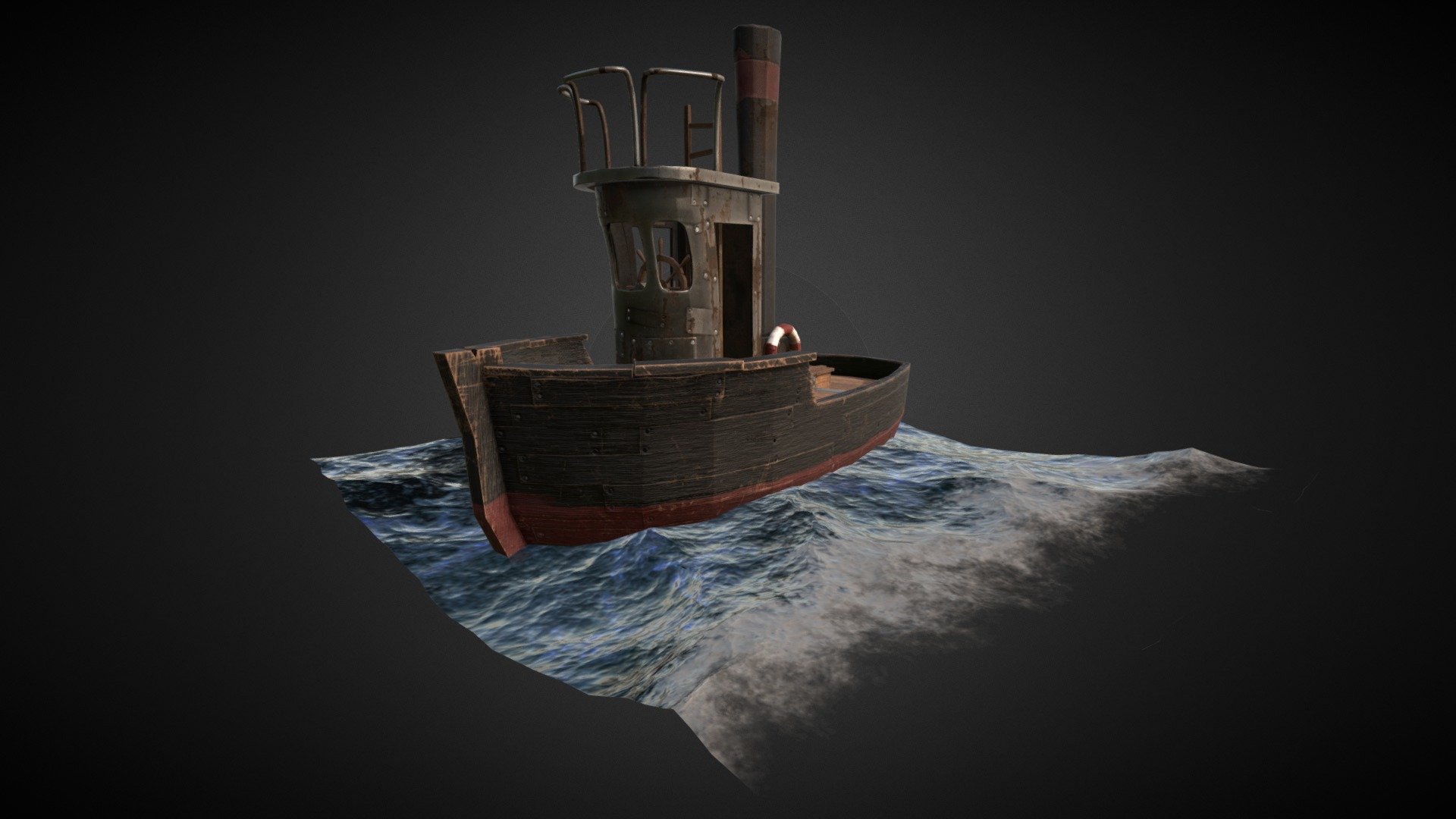 Old Boat - 3D model by NormalMap [e81b2de] - Sketchfab