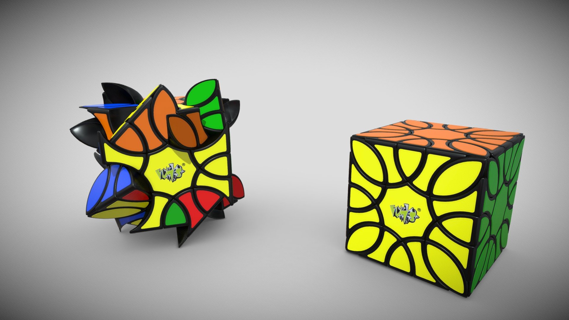 LanLan Sunflower Cube - 3D model by SonnyG1 [e81df81] - Sketchfab