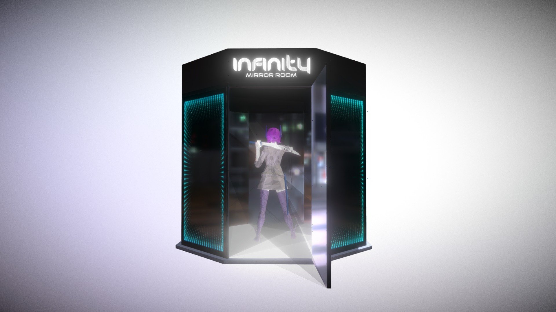 INFINITY MIRROR ROOM - 3D model by Hits.Roman (@marketing.hits ...