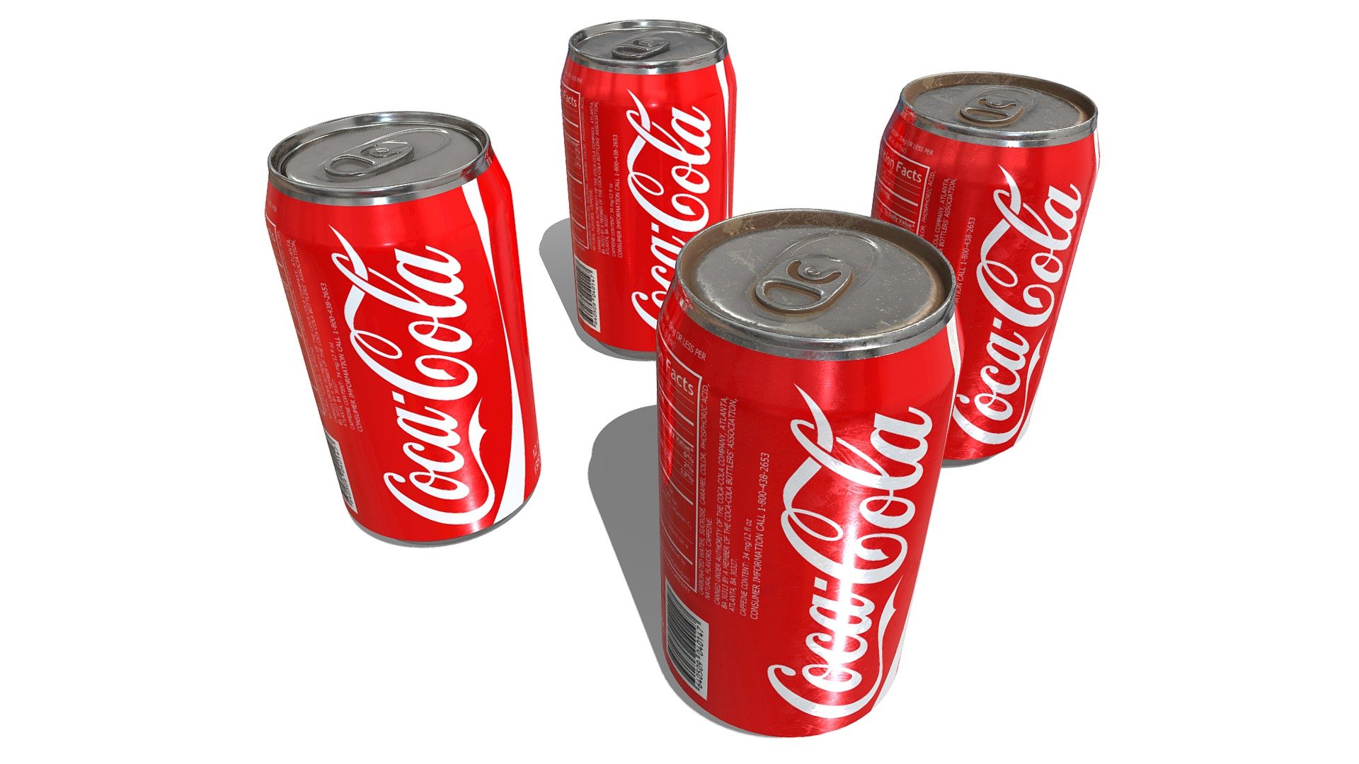 Coke Soft Drink / Soda Can - Buy Royalty Free 3D model by Studio Lab ...
