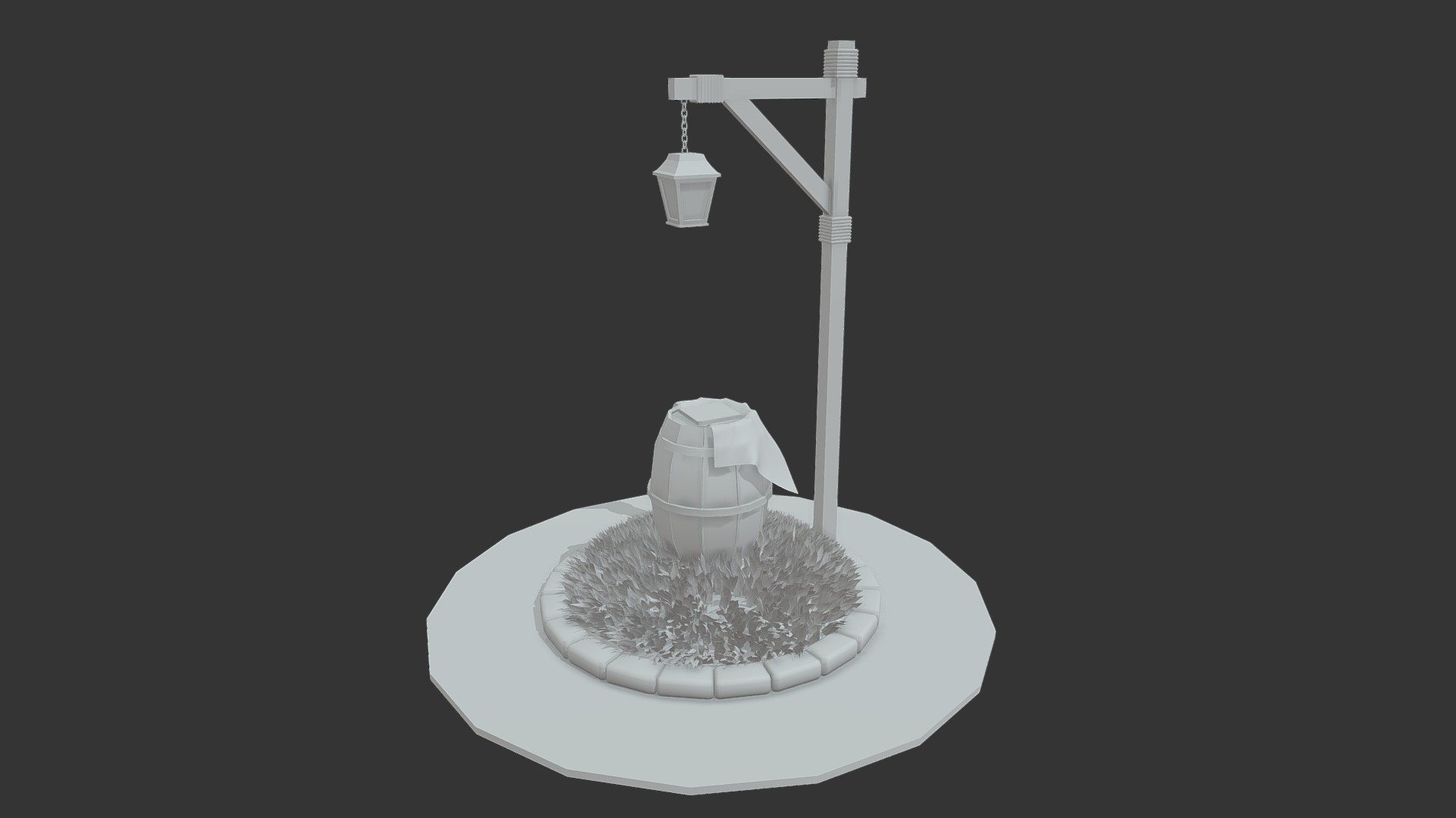 Barrel scene - 3D model by samthescum [e8215f9] - Sketchfab