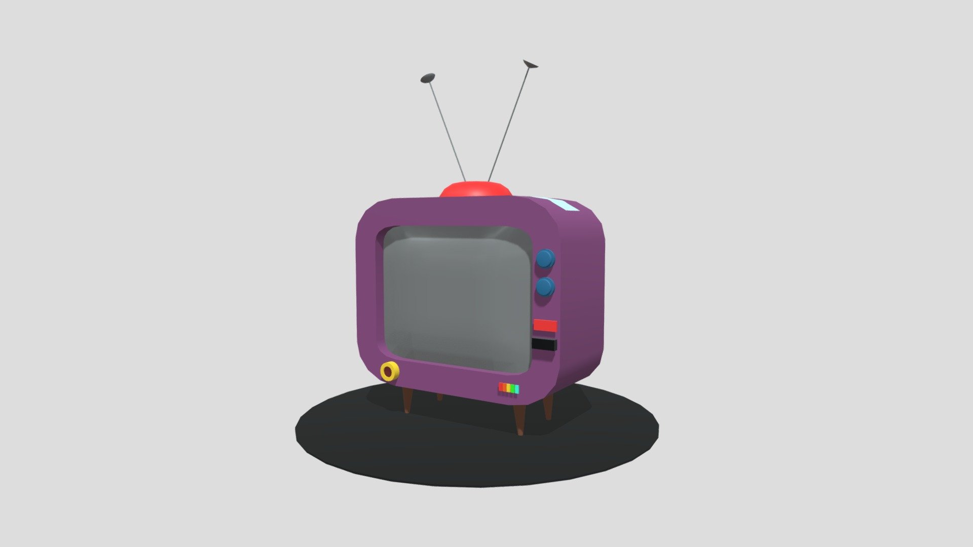 TV - Download Free 3D model by Blender Pink (@merlinammm) [e821c30 ...