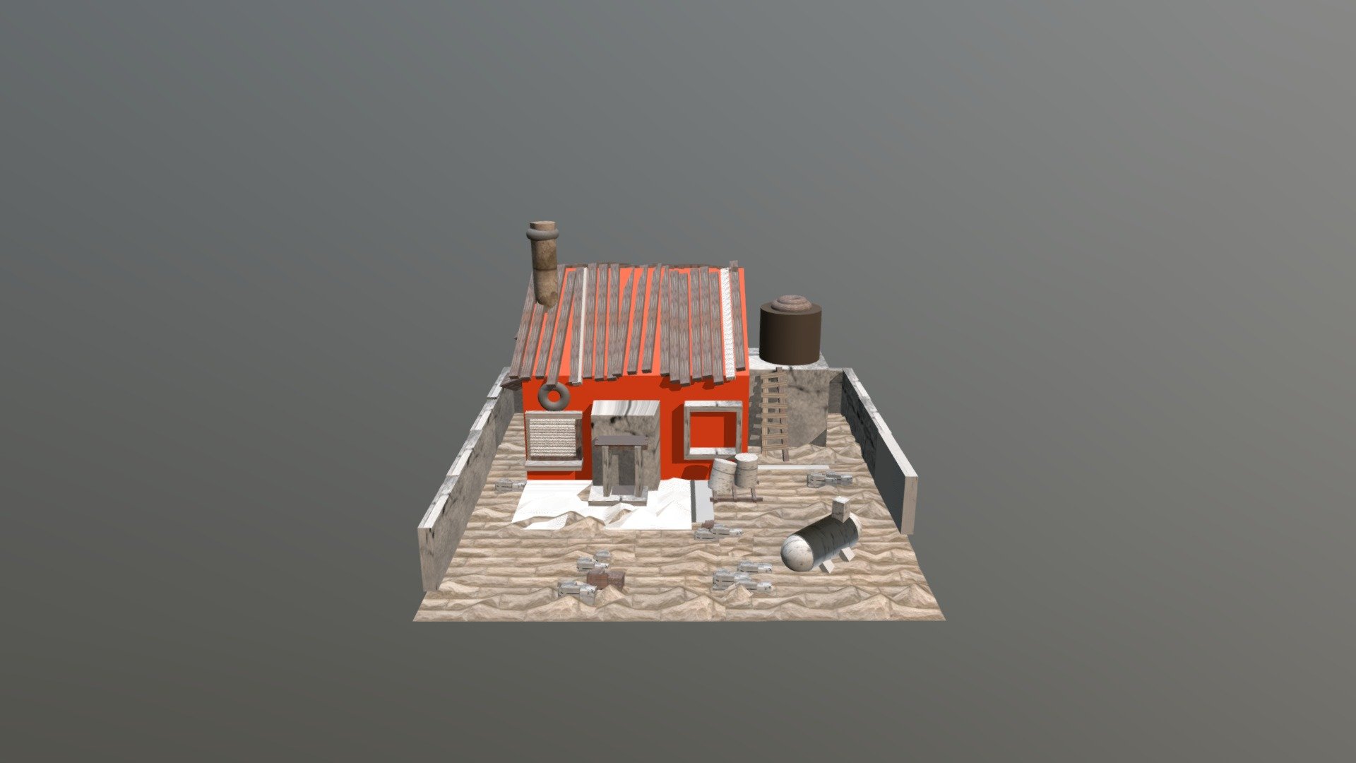 Abandoned Outdoor Factory - 3D model by noomeshsingh.mungur [e824a3f ...