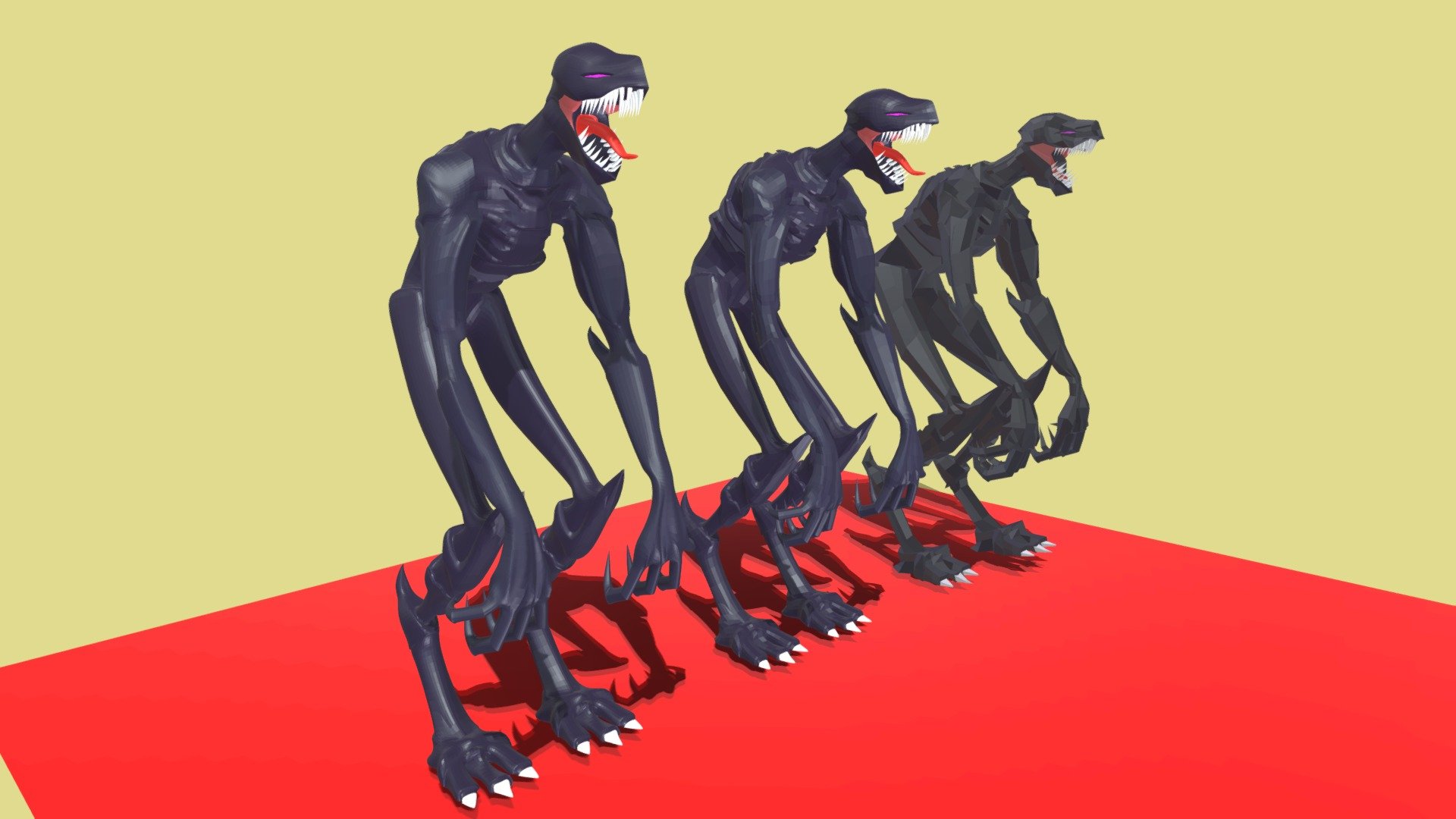 Monster Slenderman Animation - Download Free 3D model by Detmant ...