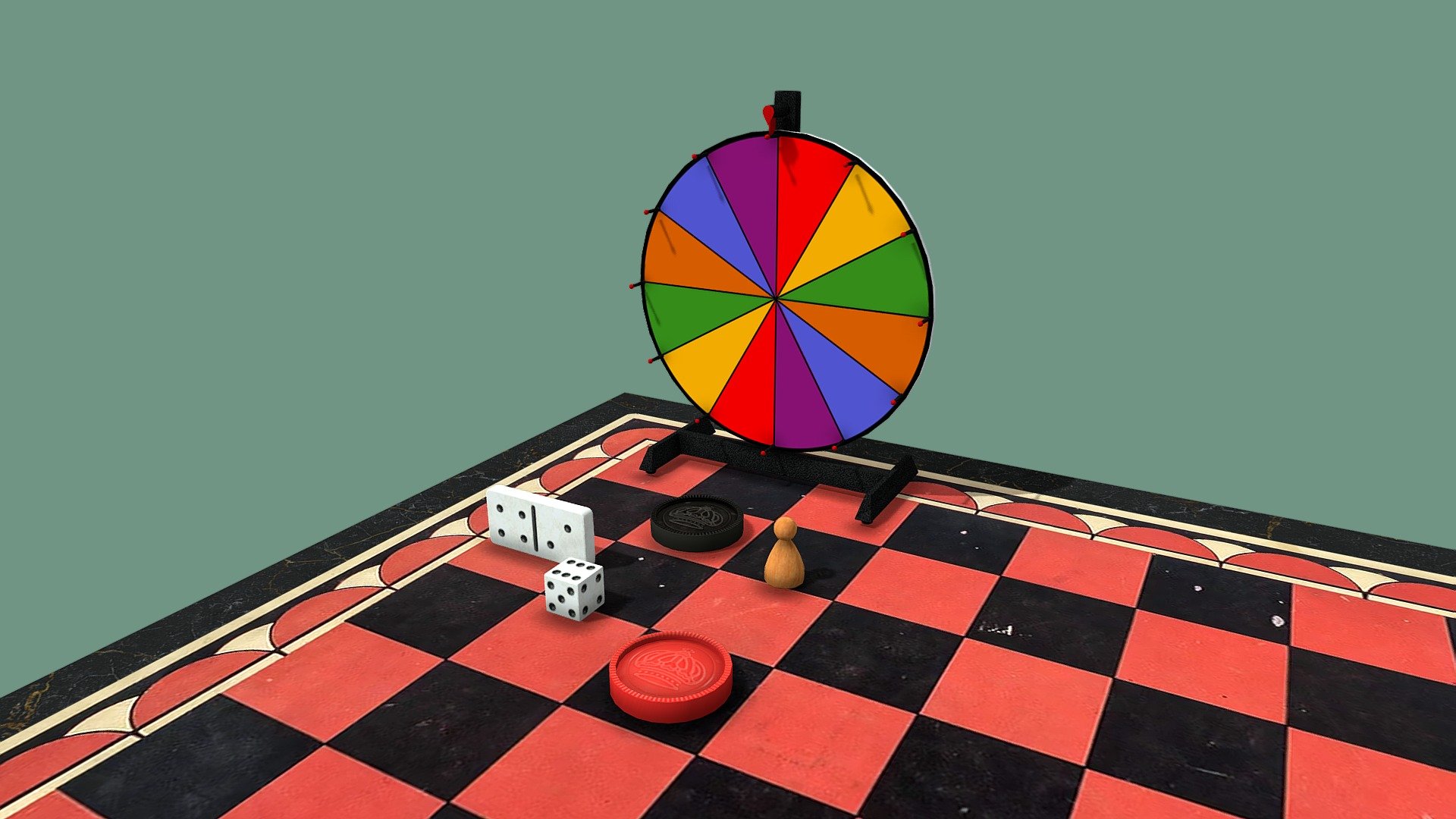 Game Pieces - 3D model by Amber Johnson (@amberjohnson) [e826457 ...