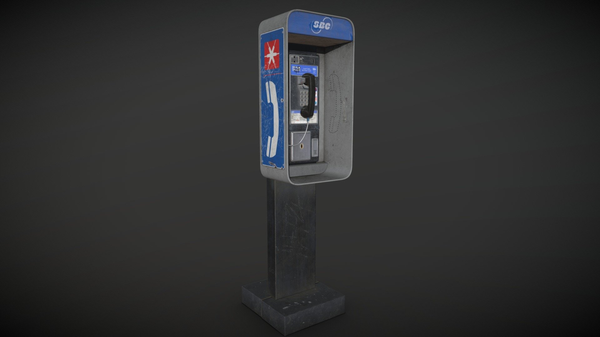 Public Payphone - 3D model by Hoang Huynh (@hoang17huynh) [e827657 ...