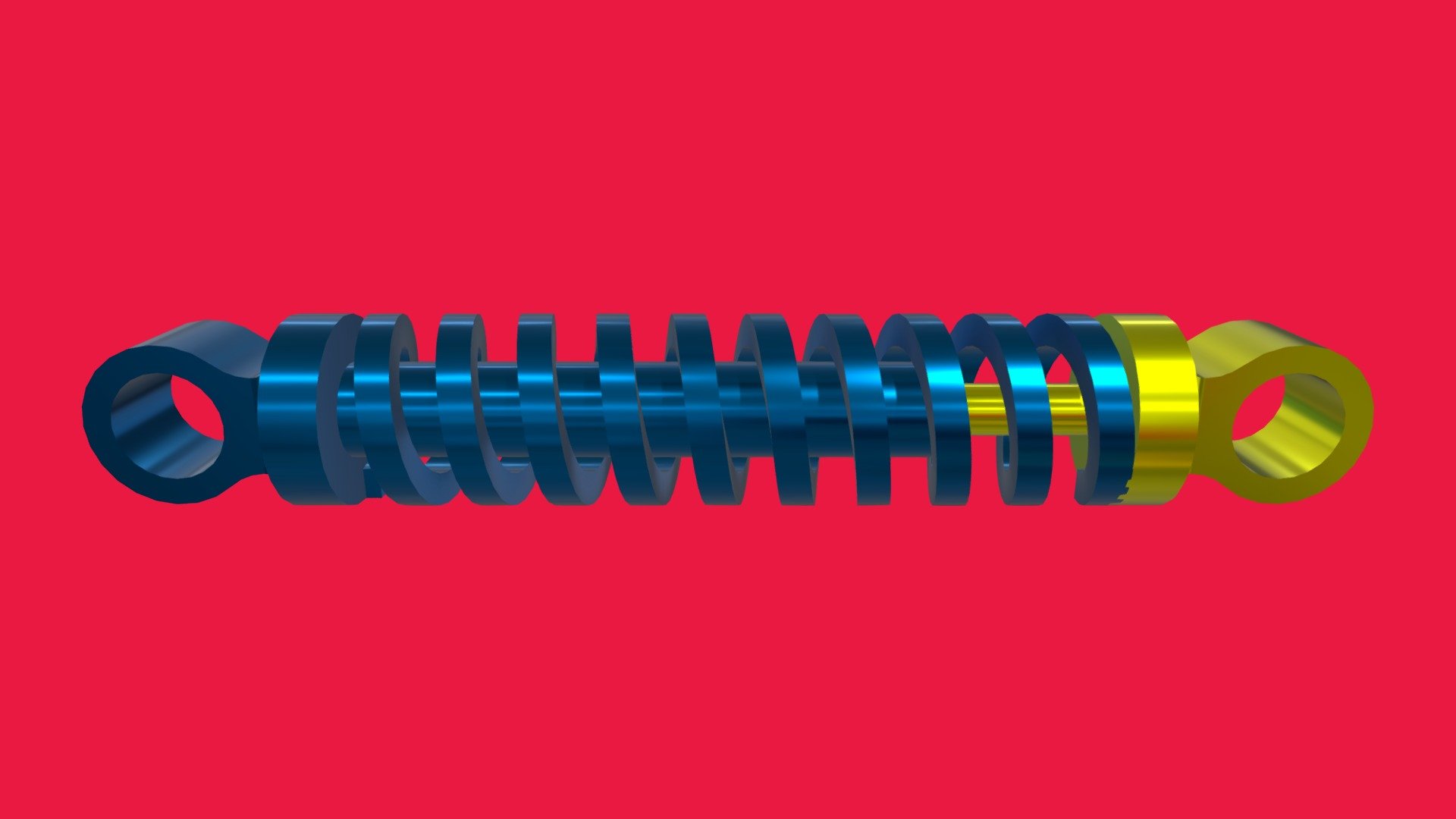 Shock Absorber - 3D model by fasteng [e827fbb] - Sketchfab