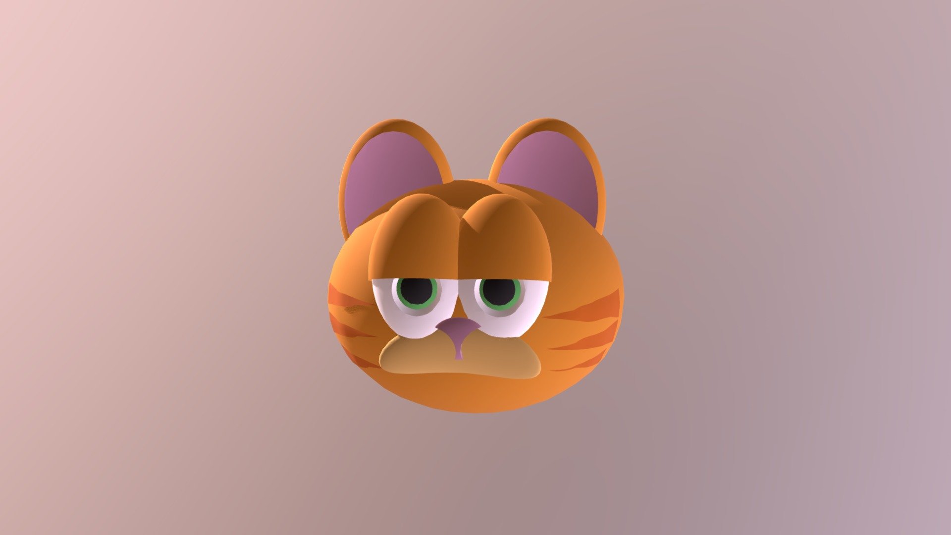 Garfield Export - 3D model by vanderh [e8296b1] - Sketchfab