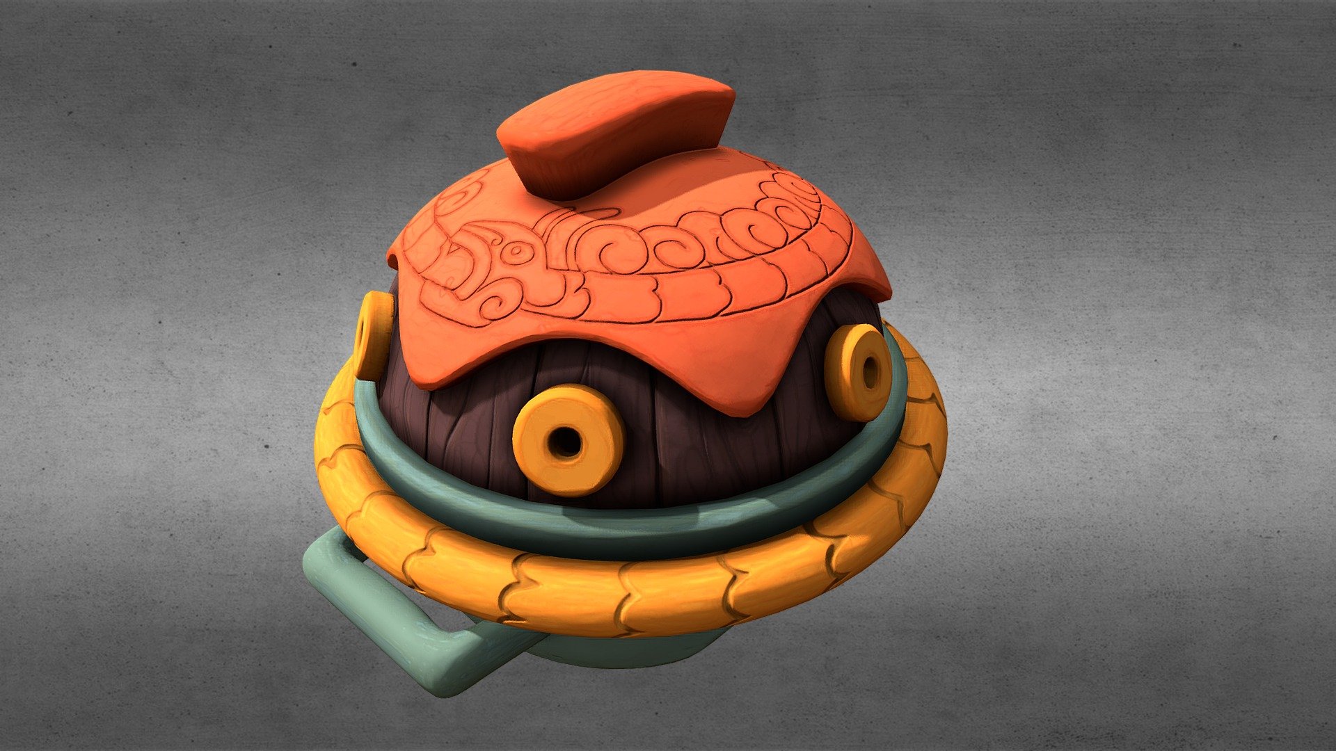 Cooking_pot - 3D model by Lyohez [e8296b4] - Sketchfab