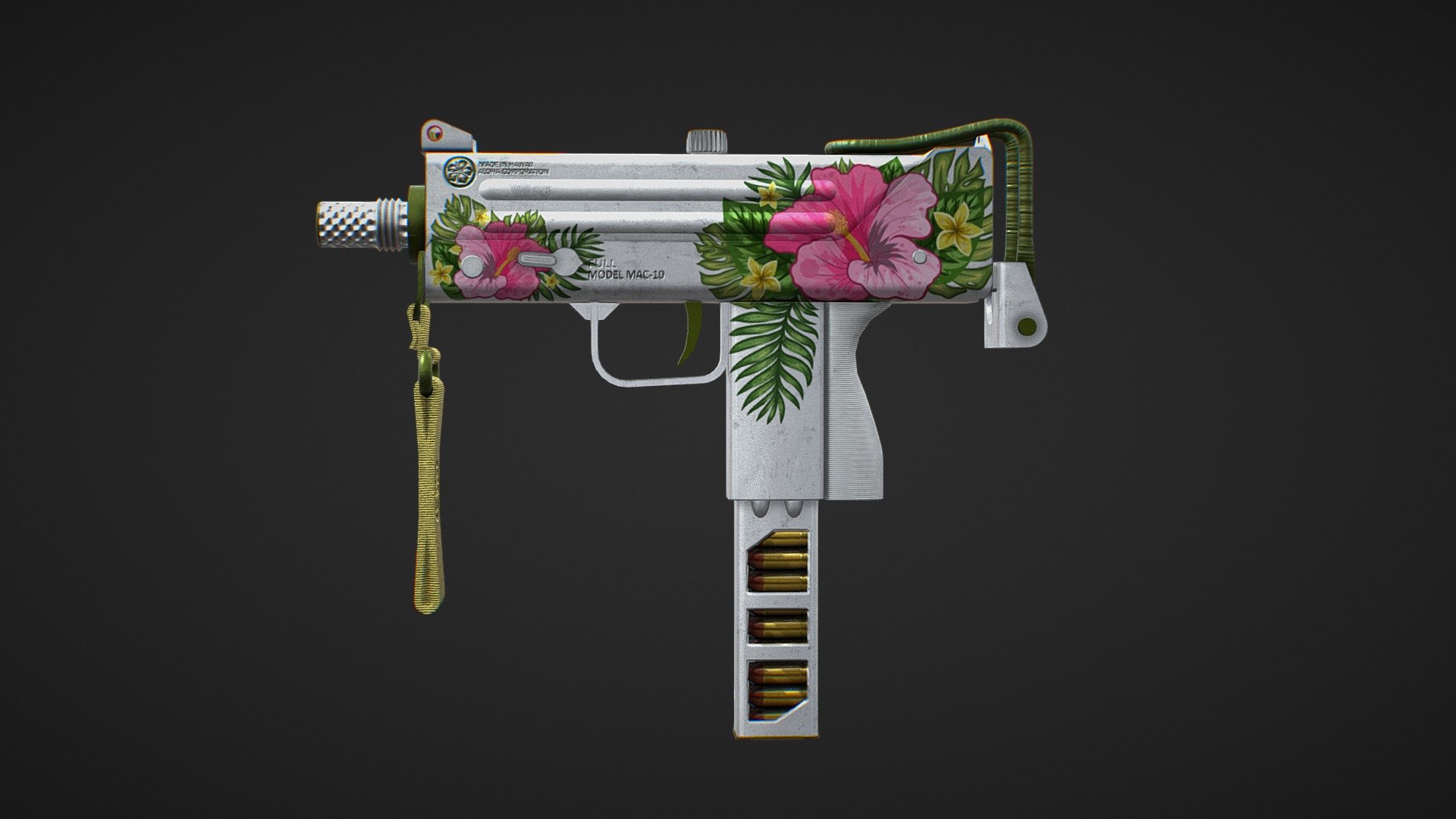 Mac-10 | Made In Hawaii - 3D model by MADMACK (@realshum) [e82b0c6 ...
