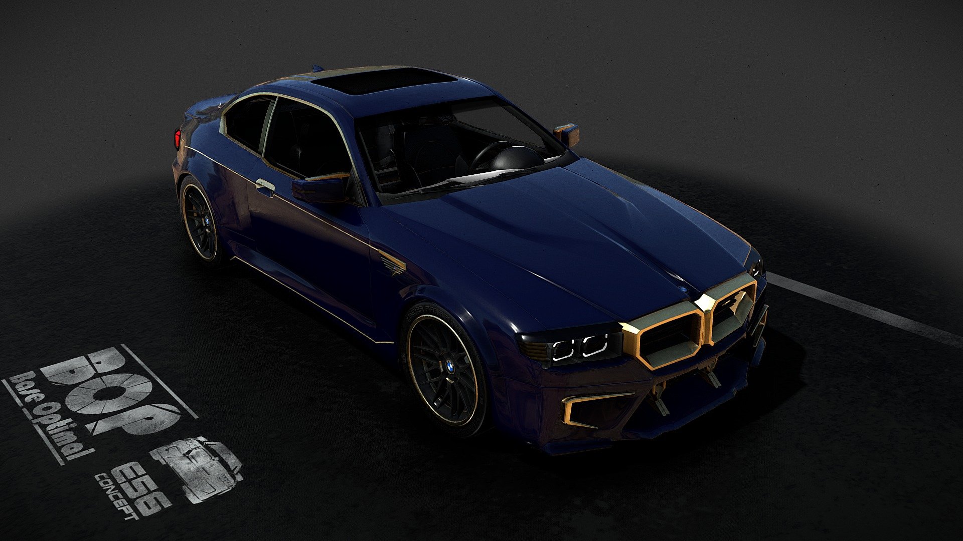 BMW E56 M3 Sports Car Fanmade concept - Download Free 3D model by BaseOptimal [e82d5ab] - Sketchfab
