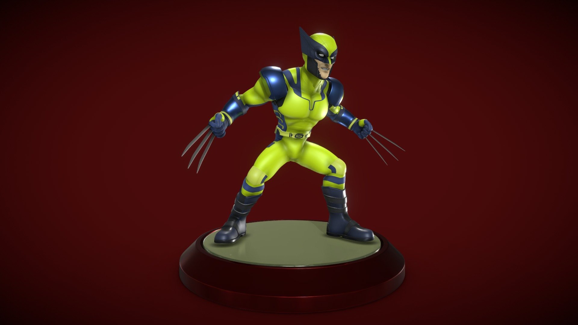 Wolverine (D&W Movie Version) - Buy Royalty Free 3D model by Nowis 3D ...