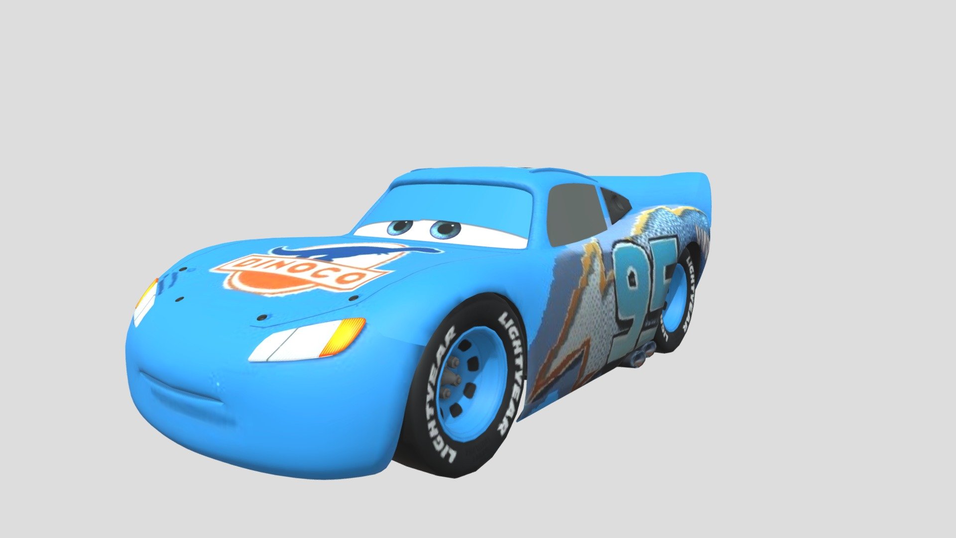 Lightning McQueen Dinoco - Download Free 3D model by crashiv78 [e82fce0 ...