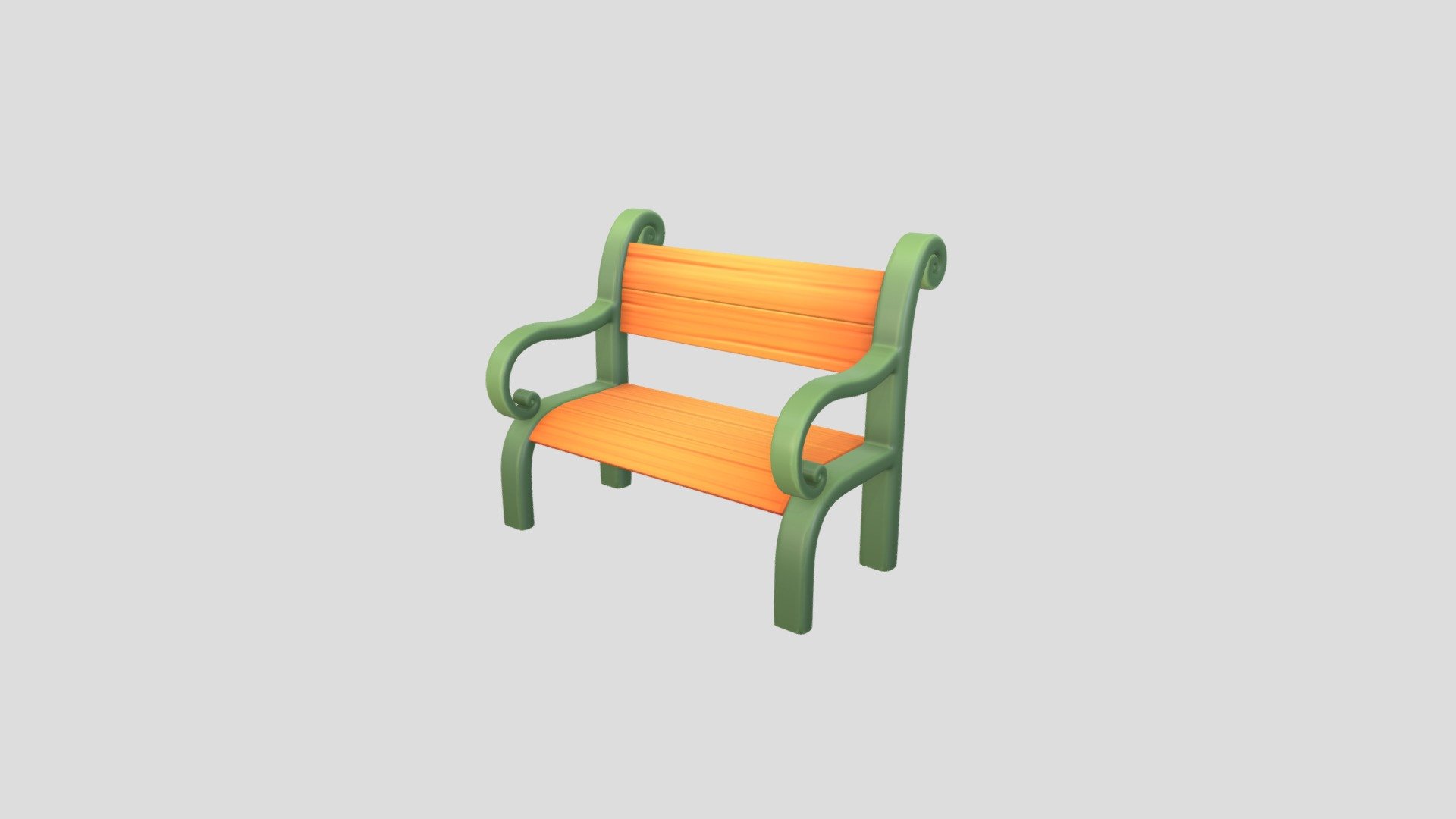 Cartoon Bench - Buy Royalty Free 3D model by bariacg [e832325 ...