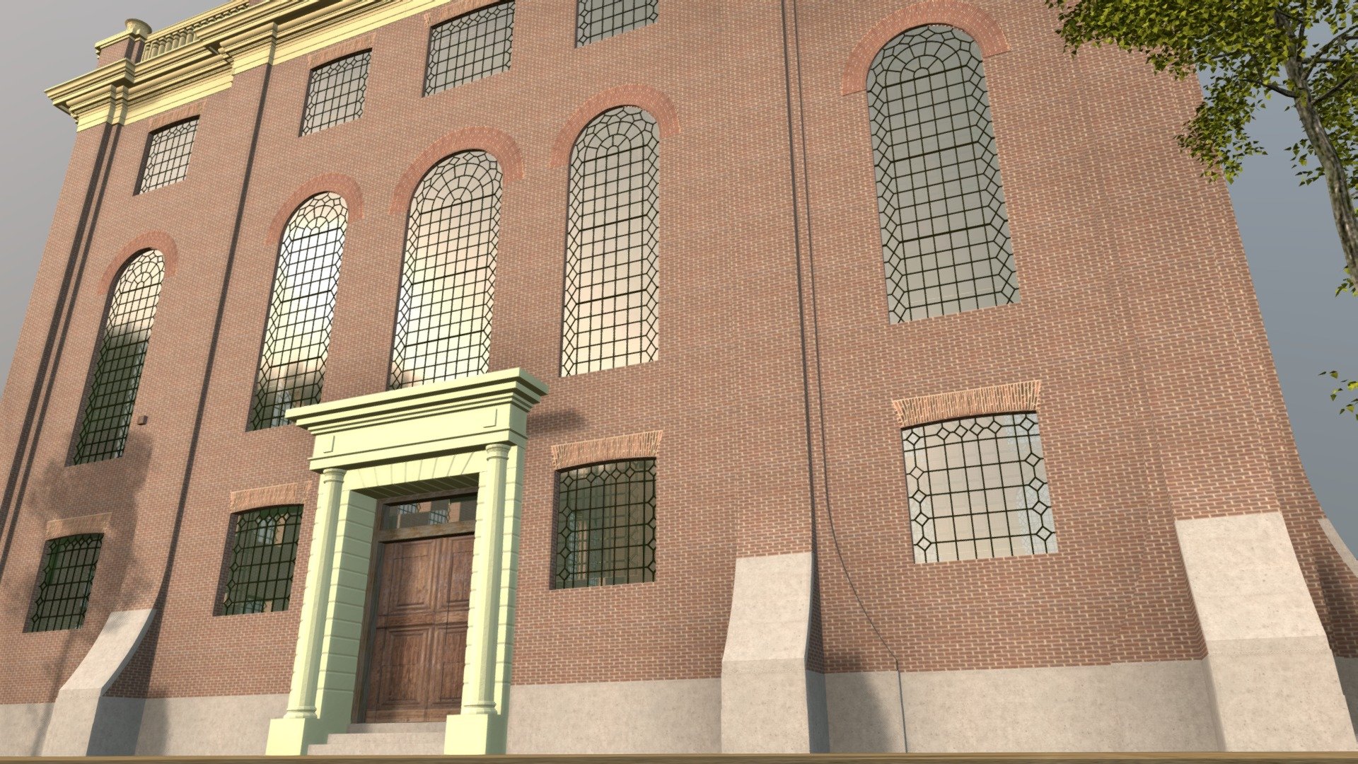 Portuguese Synagogue, Amsterdam, 1675 - 3D model by 4D Research Lab ...