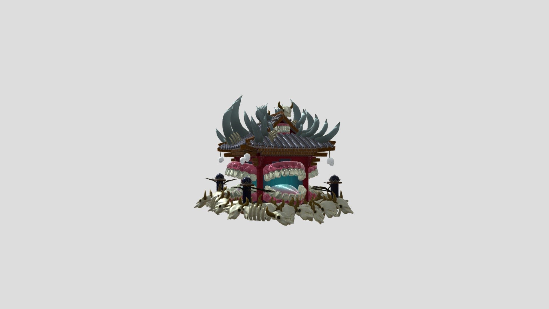 Malevolent Shrine - Download Free 3D model by vietanhdab123 [e83634b ...