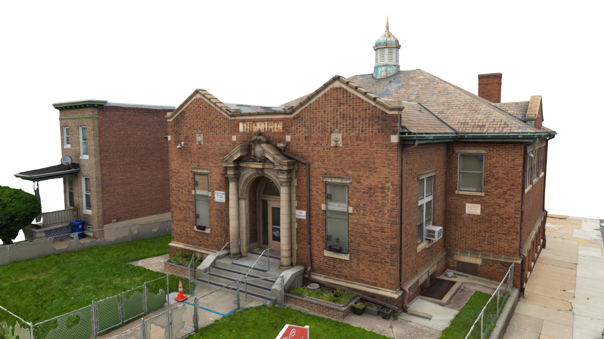 Enoch Pratt Library Clifton Branch - Download Free 3D model by Katie ...