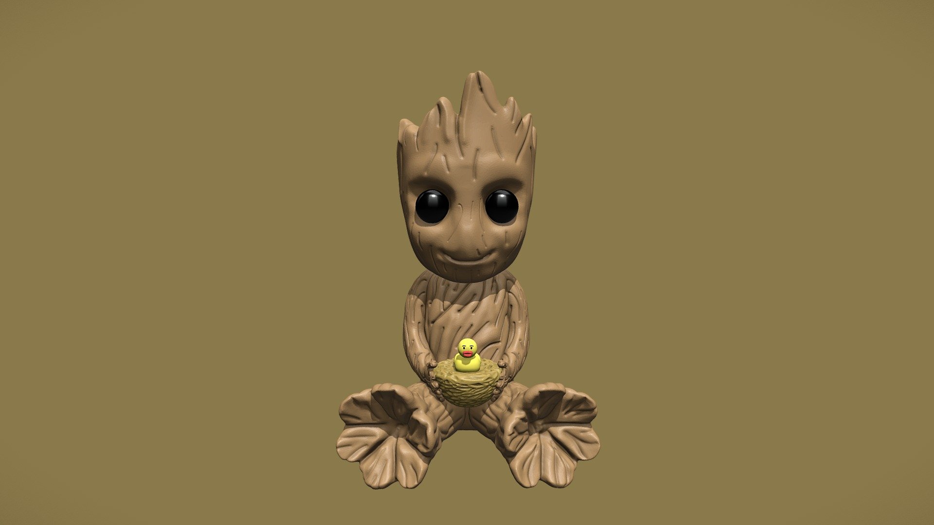 Groot - 3D model by Nestor3D (@anficyon) [e83b56c] - Sketchfab