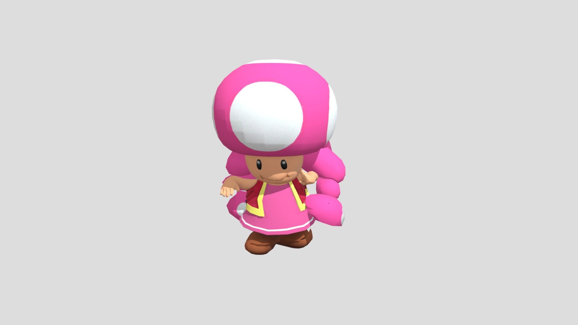 Toadette Dancing from Super Mario - Download Free 3D model by 3D by ...