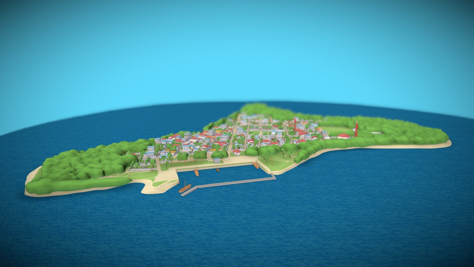 Atoll_Enviroment - 3D model by PB (@ashfaq1) [e83c589] - Sketchfab