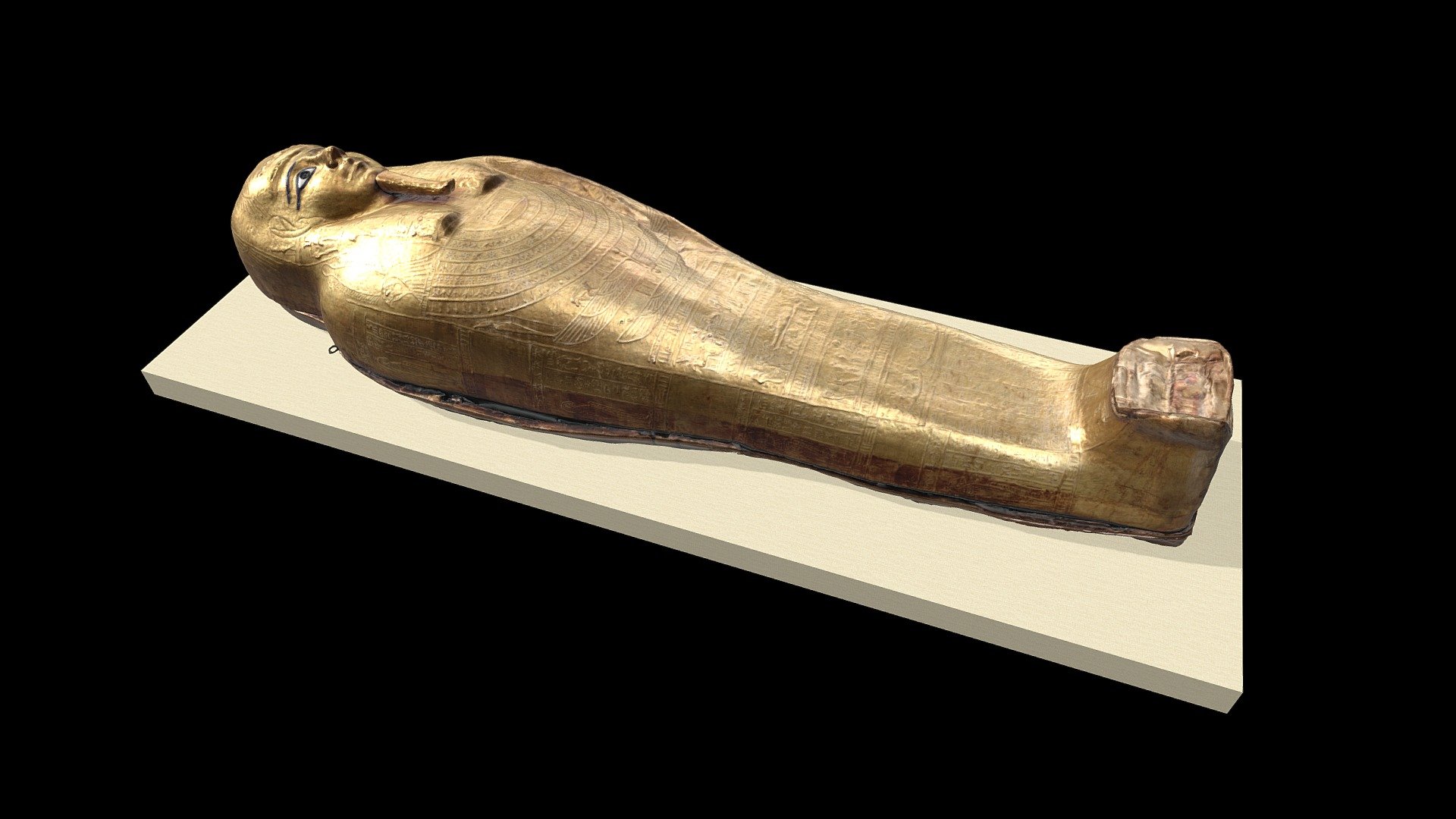 Golden Coffin of Nedjemankh, Egypt - 3D model by danderson4 [e83d63e ...