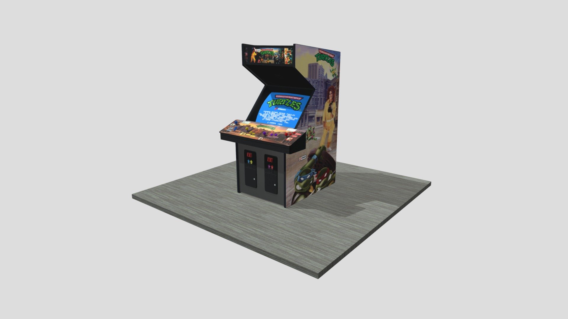 Teenage Mutant Ninja Turtles Arcade - 3D model by jboynton [e83e812 ...