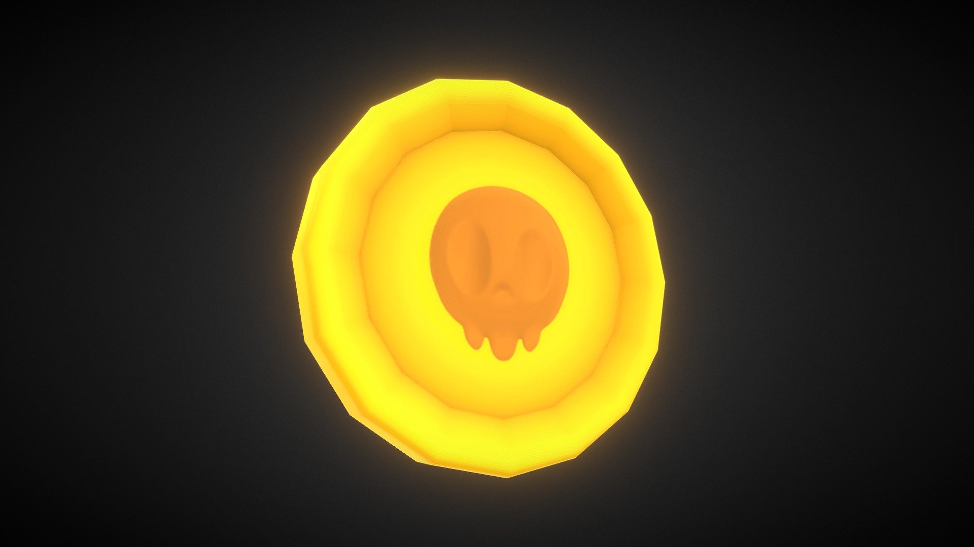 Stylized Gold Coin with Skull - 3D model by Mr.SeZam [e83fd6c] - Sketchfab