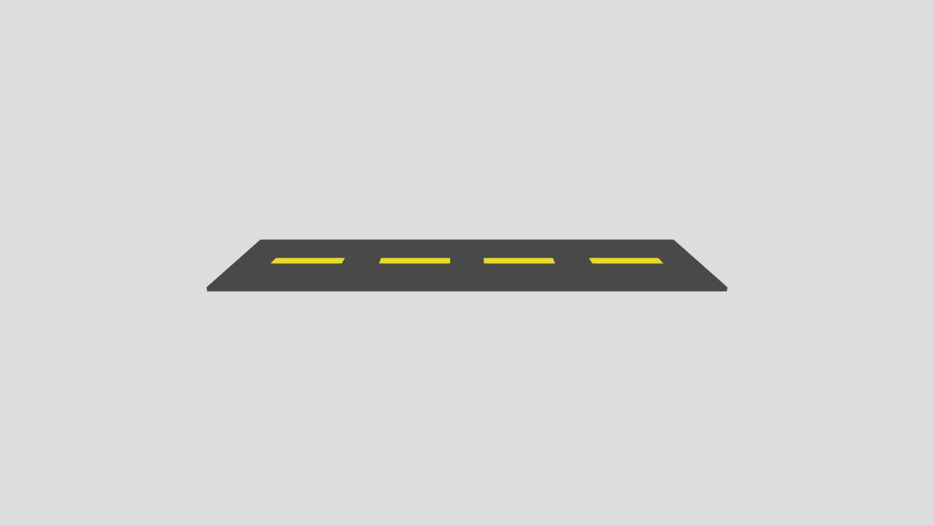 Flat Road - 3D model by Misfit_Games [e84035a] - Sketchfab