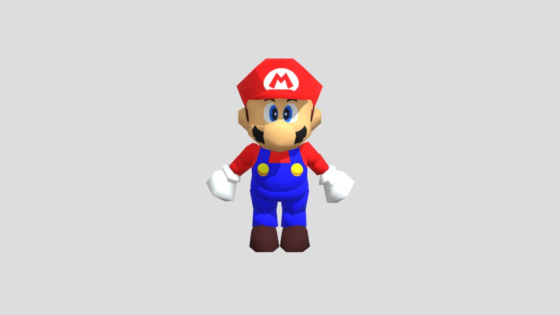 Super Mario 64 Mario Super Mario 3D All Stars - 3D model by ...