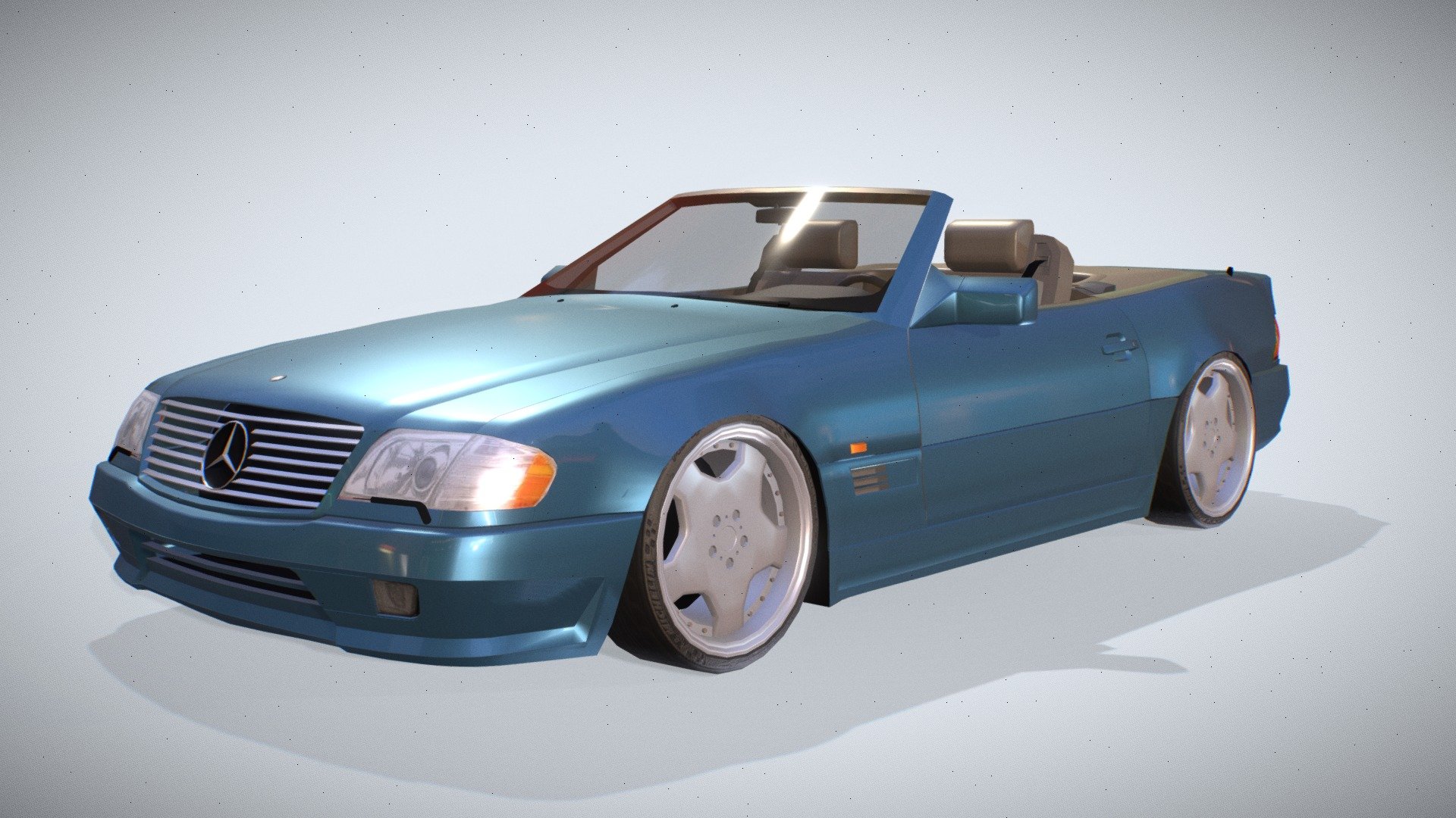 Mercedes-Benz SL500 AMG - 3D model by Blue3D (@Blueberry12) [e843dcf ...