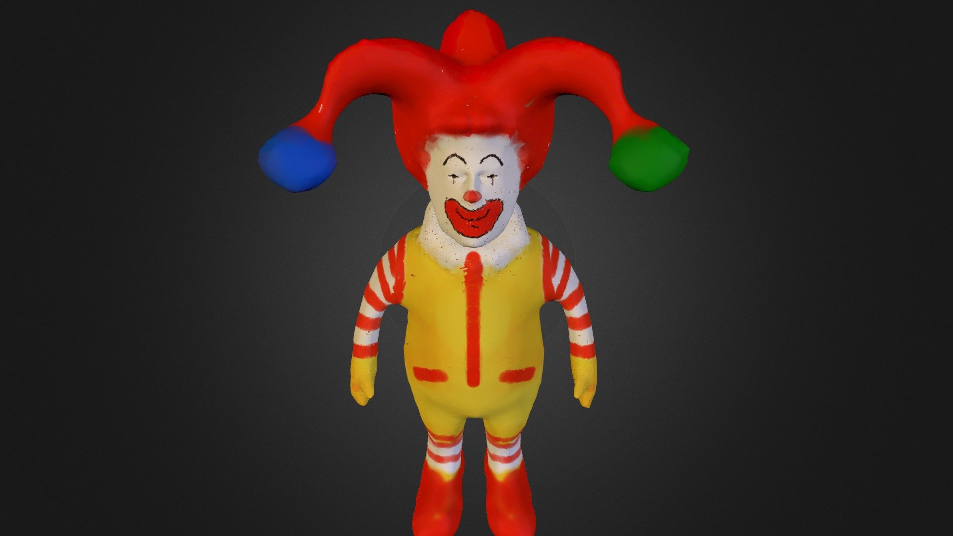 Ronald MC Clown - 3D model by leopoly [e844d87] - Sketchfab