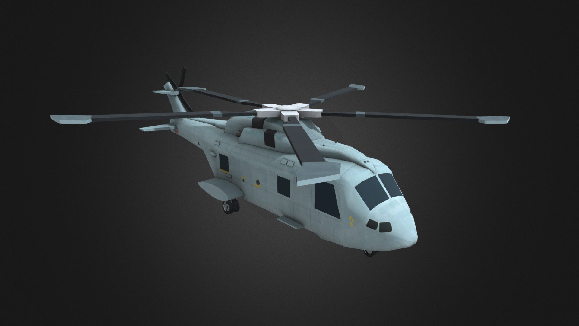 Animated AW101 helicopter - Download Free 3D model by Aditya Voxel ...