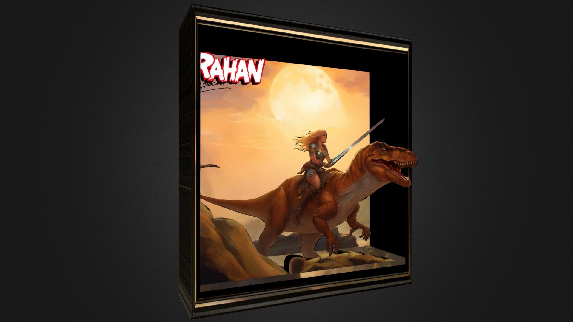 Rahan Femme v1 - 3D model by Art-Conan [e845a89] - Sketchfab