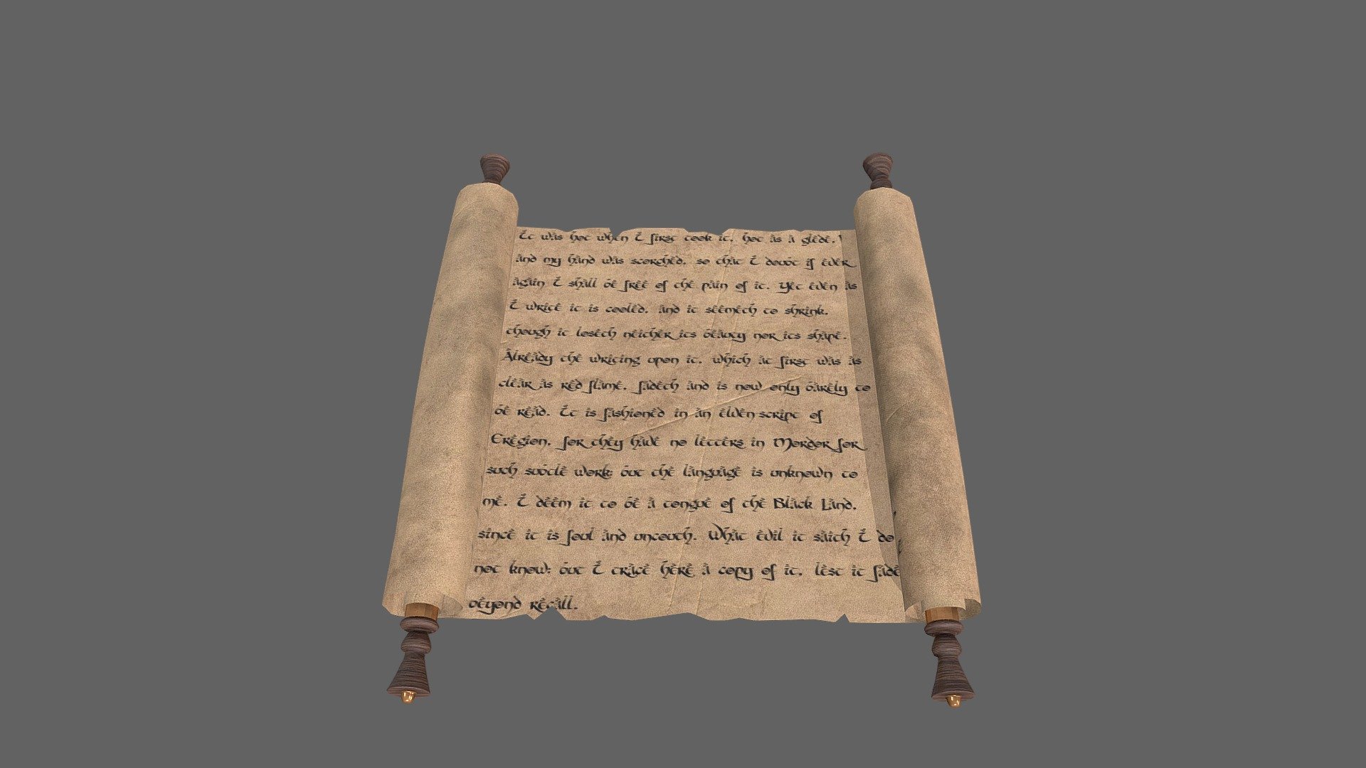 Scroll - 3D model by Amir Ibrahim (@ryder4100) [e847319] - Sketchfab