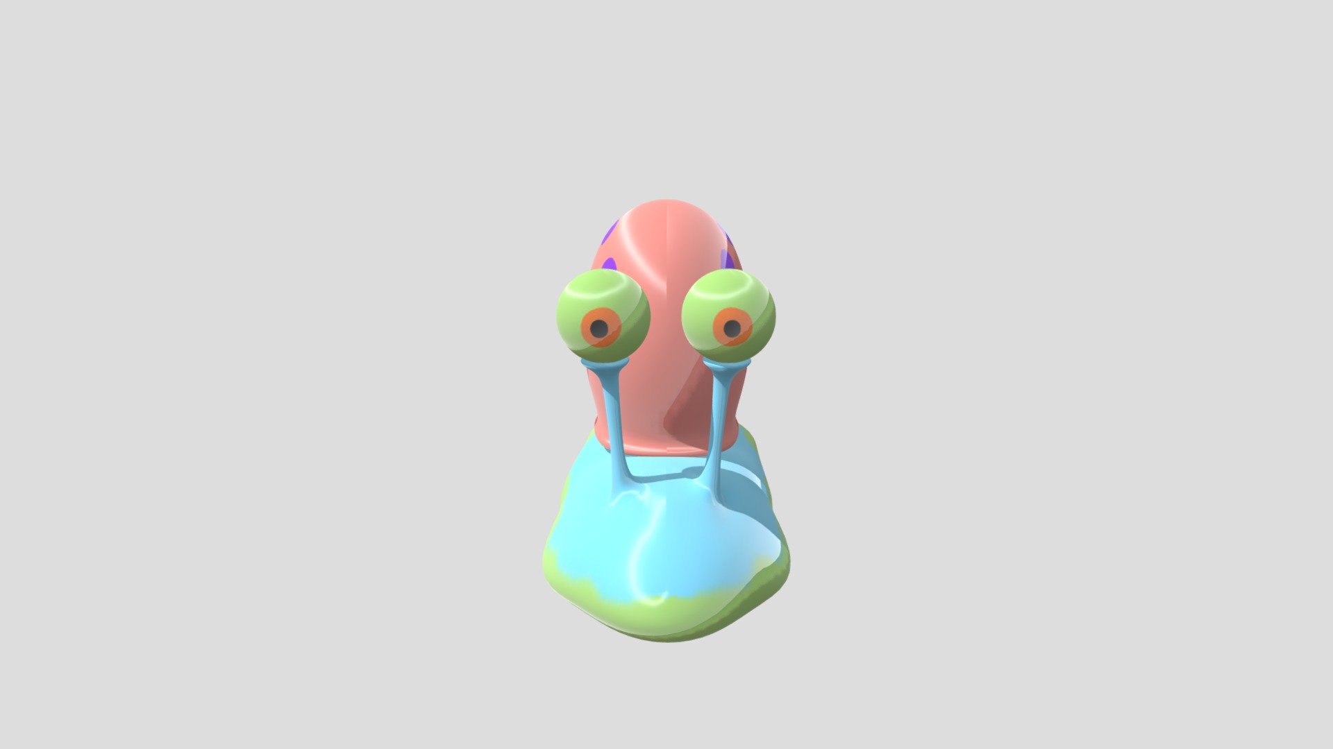 SpongeBob_Gary - 3D model by Jean_Lin (@a1a2a3ya262387) [e849796 ...