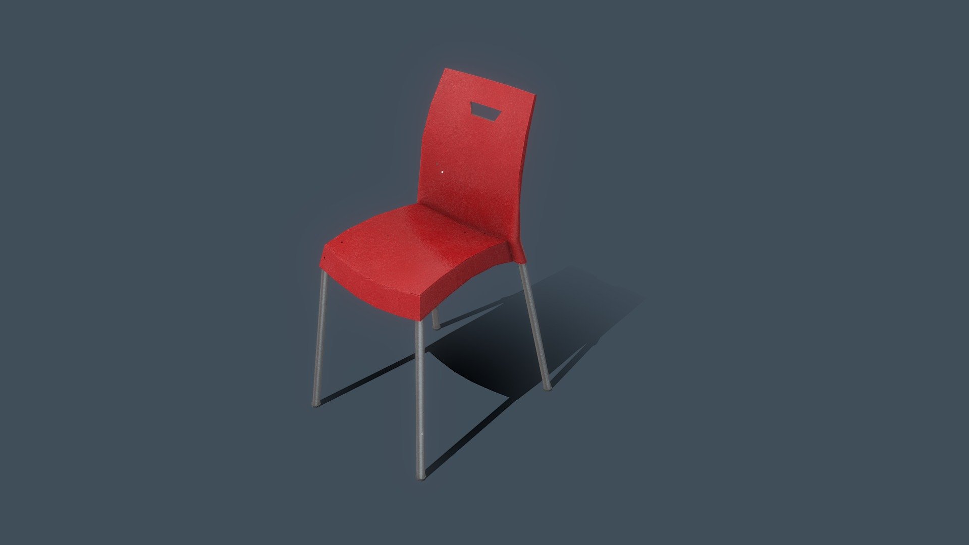 plastic chair - Download Free 3D model by xmuttonpie [e84b04c] - Sketchfab