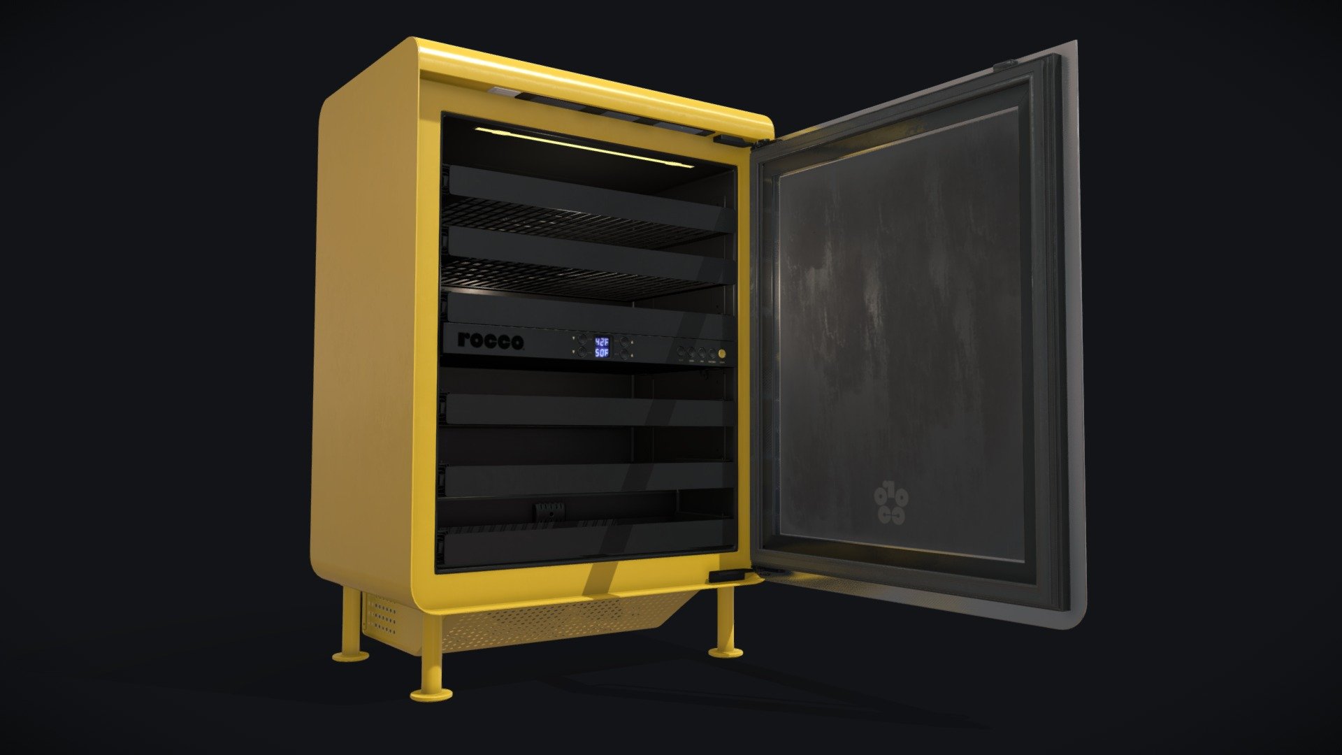 ROCCO Smart Fridge - 3D model by eSamurai [e84b0dc] - Sketchfab