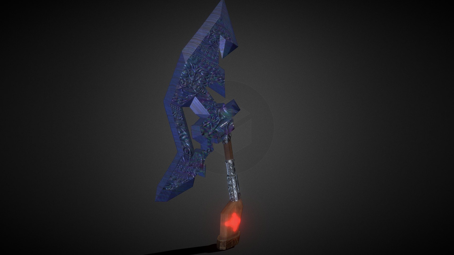 Wepon axe labradorite - Buy Royalty Free 3D model by ...