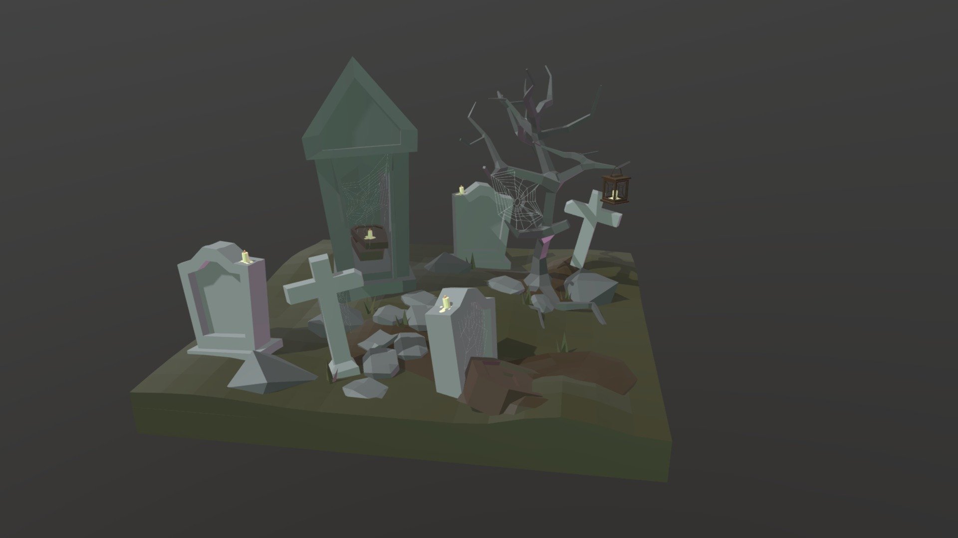 graveyard - 3D model by kate (@gladosway) [e84f780] - Sketchfab